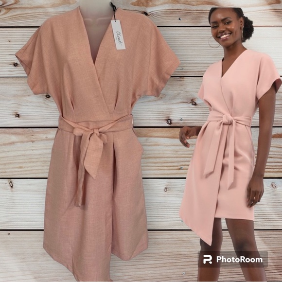 Dresses | Closet London Pale Pink Dress Size Us 8 New With Label | Poshmark